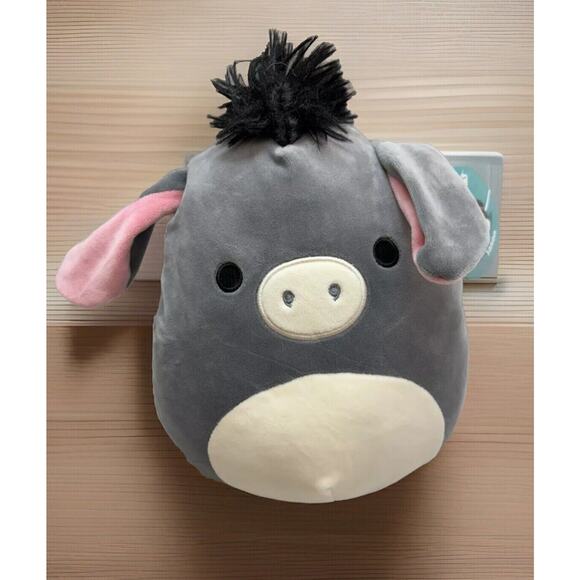 Kellytoy | Toys | Squishmallow 8 Jason The Donkey Kellytoy Plush Gray ...